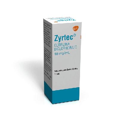 ZYRTEC GOTAS 10 MG/ML X 10 ML (CETIRIZINA)*** | Farmazon-Farmacia On ...